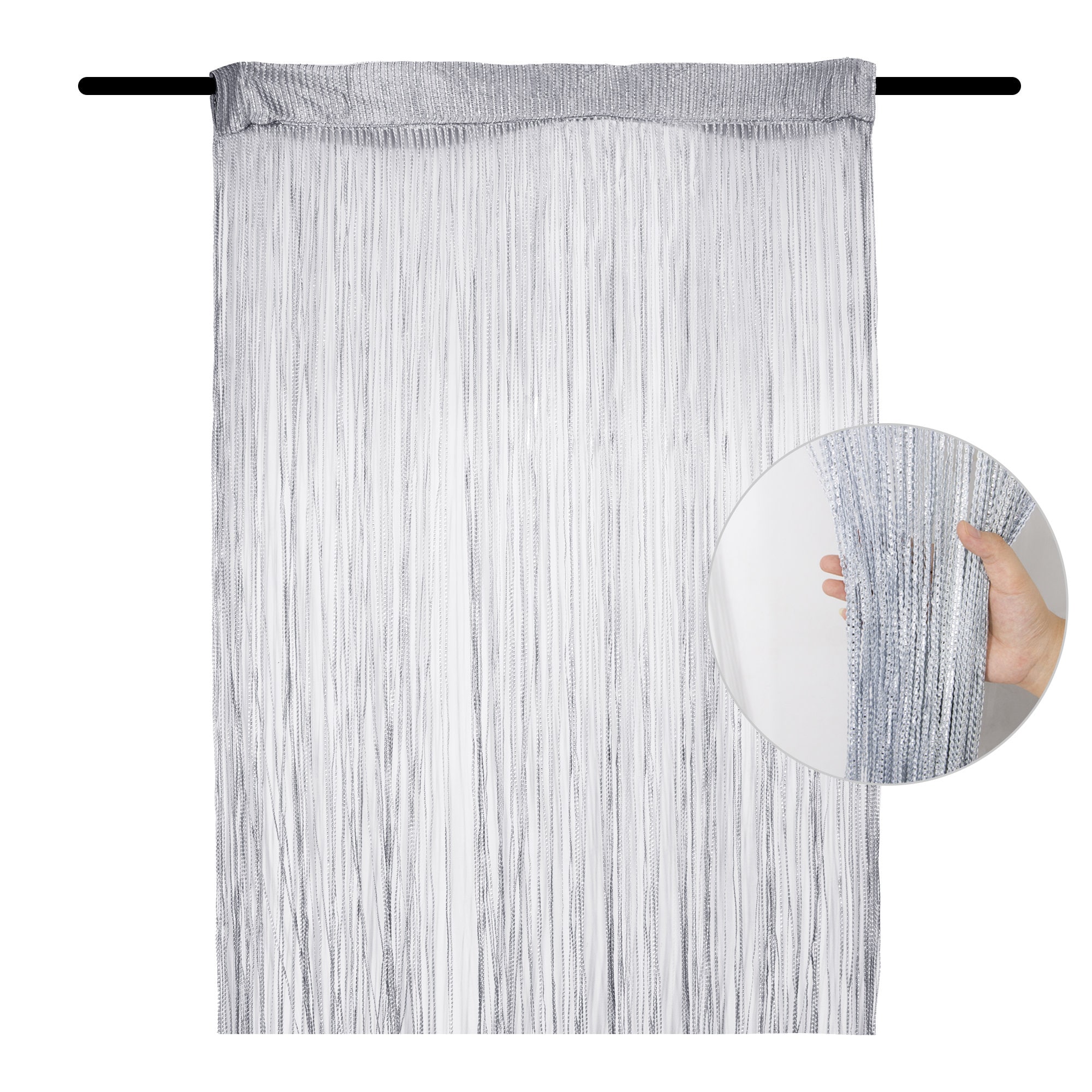 90x200cm String Curtain Panels Door Windows Fly Screen Hanging - Etsy UK
