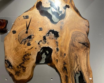 Walnut Wall Clock - Etsy