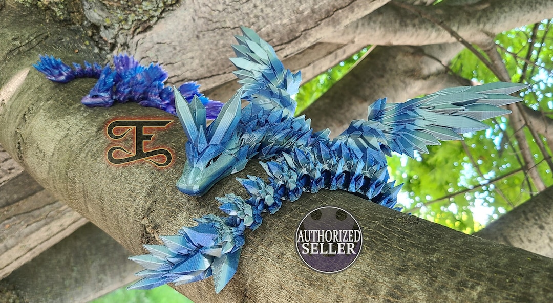 Winged Crystal Dragon - Fidget Toy - Authorized Seller **new Colors ...