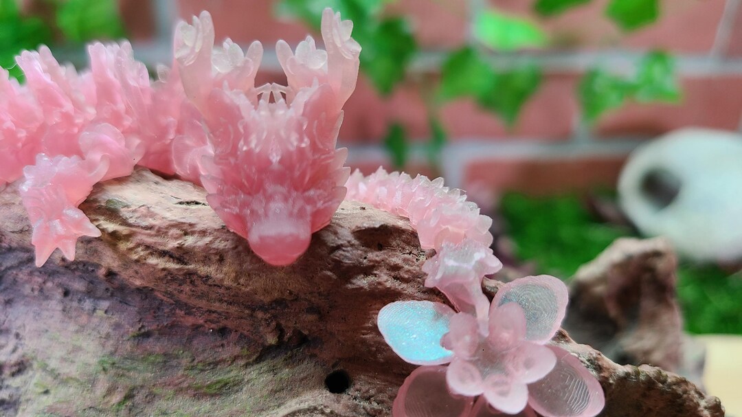 Miniature Cherry Blossom Dragon - Sakura Dragon - Super Detailed Resin ...