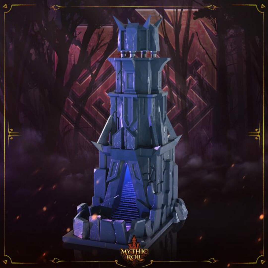 Dice Tower - Monolith -TTRPG - Authorized Seller - Etsy