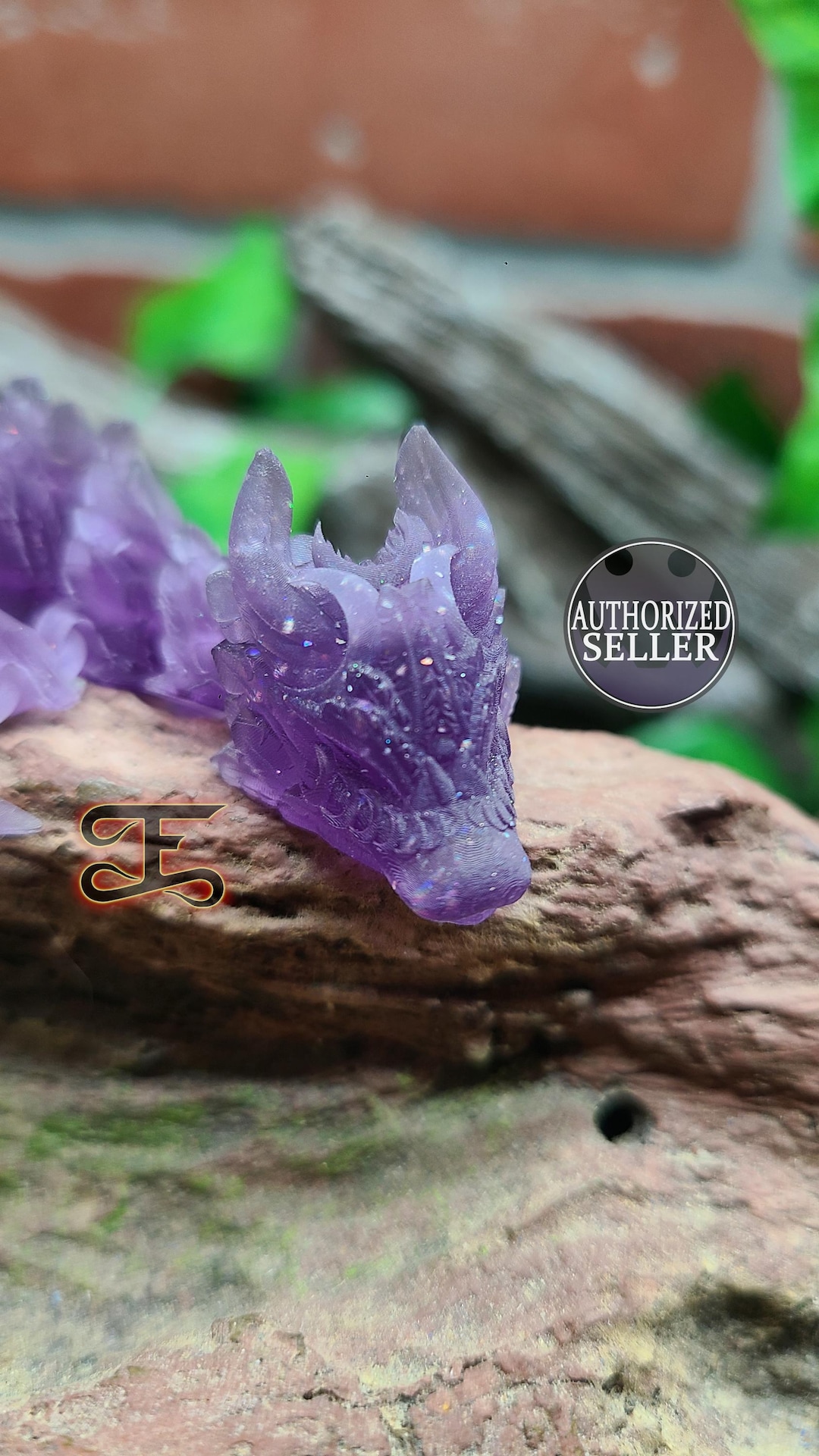 Miniature Lunar Dragon - Super Detailed Resin Fidget Toy - Authorized ...