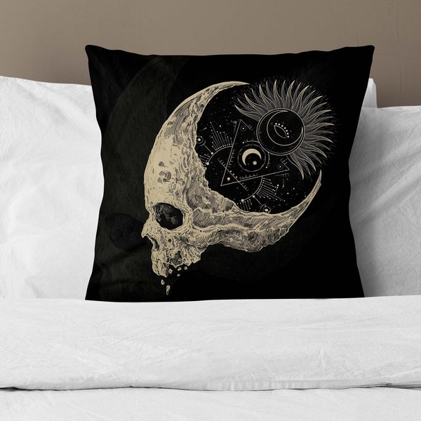 Skull Pillow Etsy