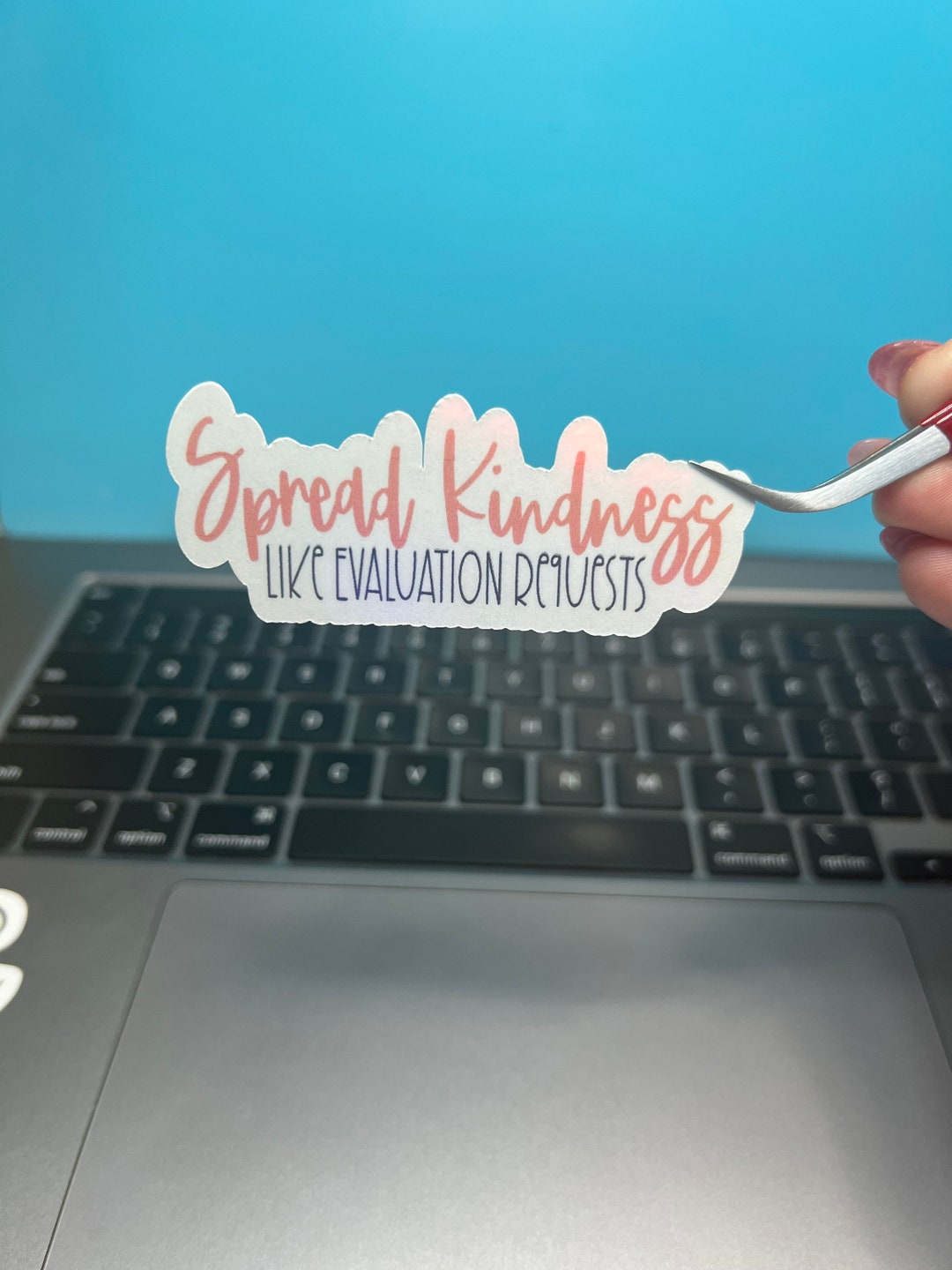 Spread Kindness/eval Request Decal Sticker - Etsy
