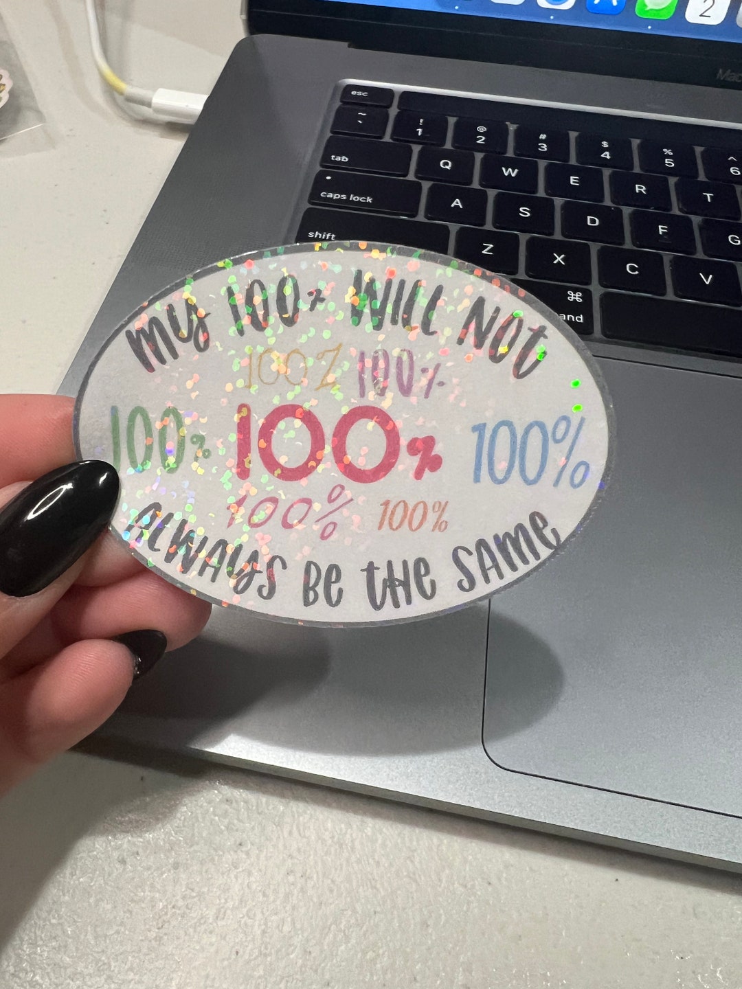 100% Decal Sticker - Etsy
