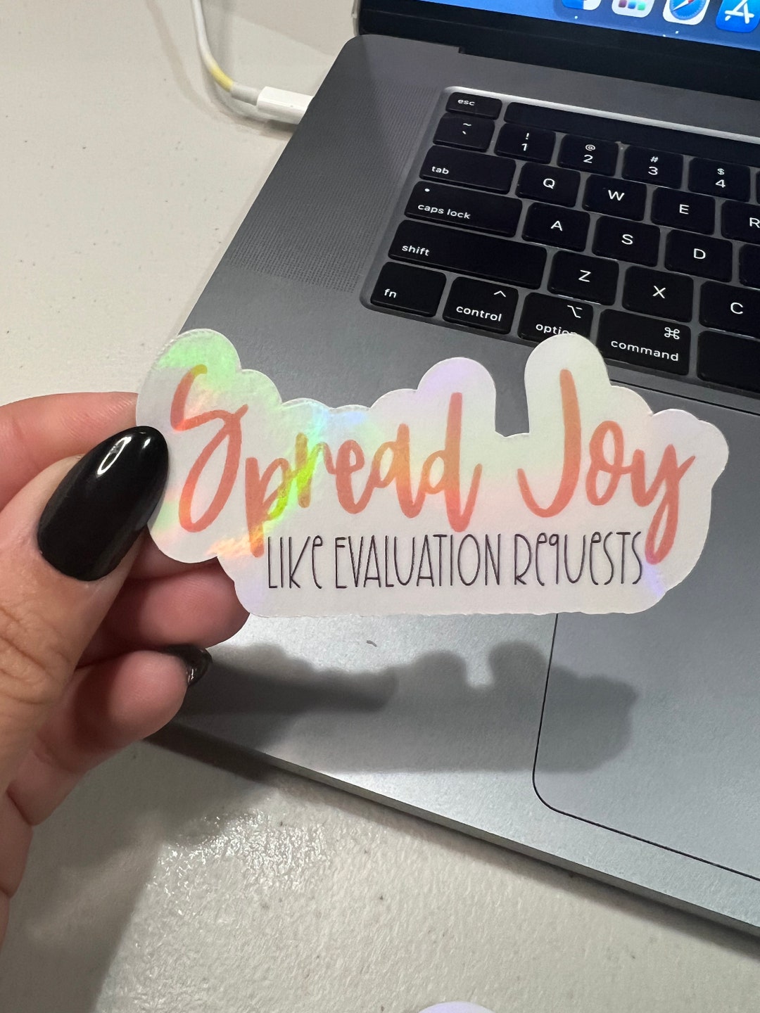Spread Joy Like Eval Requests Decal Sticker - Etsy