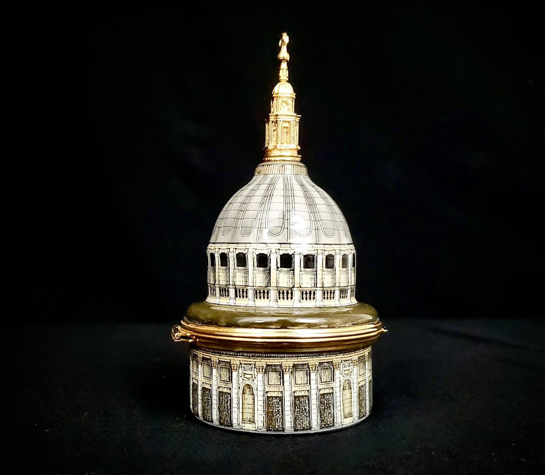 Halcyon Days St. Pauls Cathedral Enamel on Copper Music Box, Rare ...