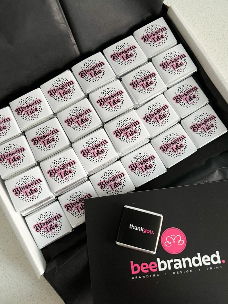 QR Code LOGO Personalised Chocolates for Your Business, Work Events and ...