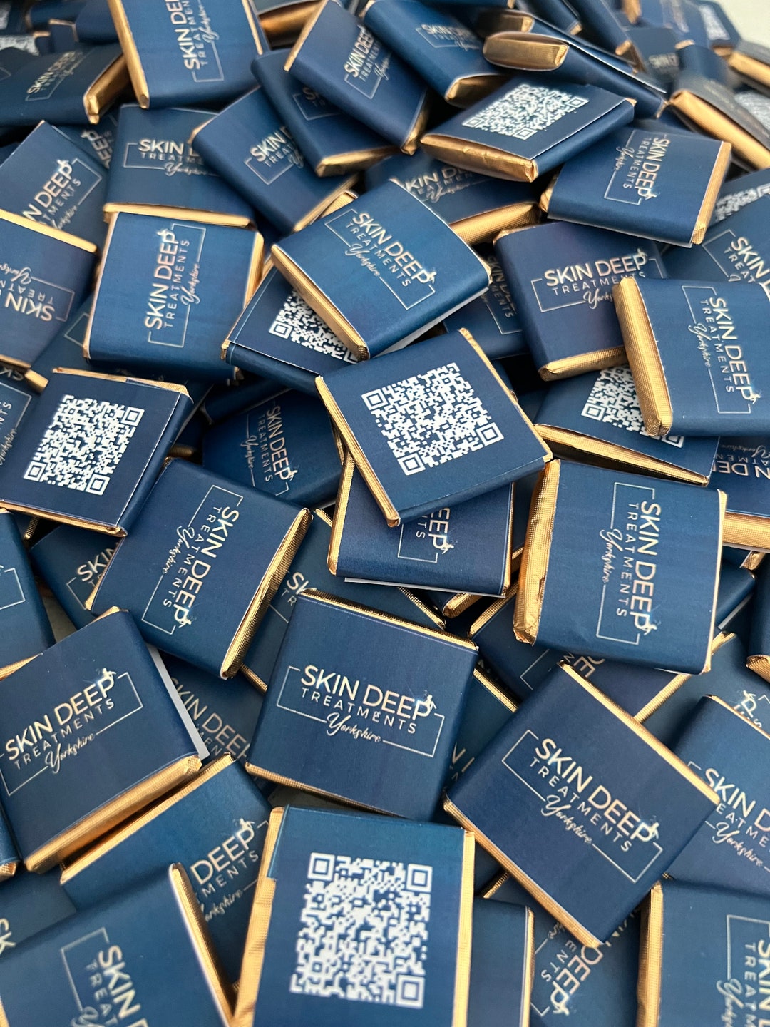 QR Code LOGO Personalised Chocolates for Your Business, Work Events and ...