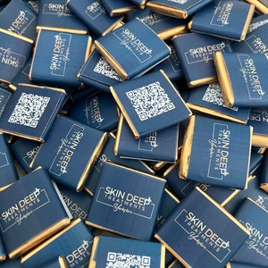 QR Code LOGO Personalised Chocolates for Your Business, Work Events and ...