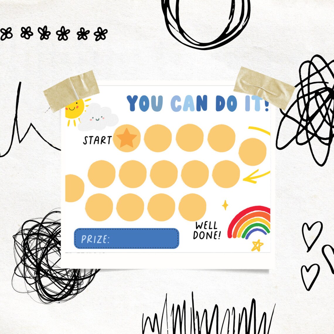 Reward Chart Stickers Reward Chart Calendario Para Niños - Etsy