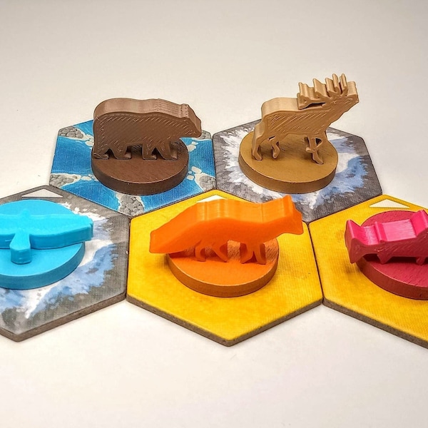 Animal Tokens Cascadia - Etsy