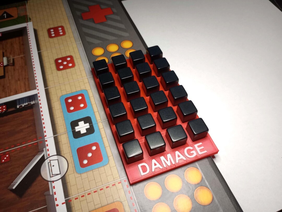 Flash Point Fire Rescue Damage Tracker Tray - Etsy