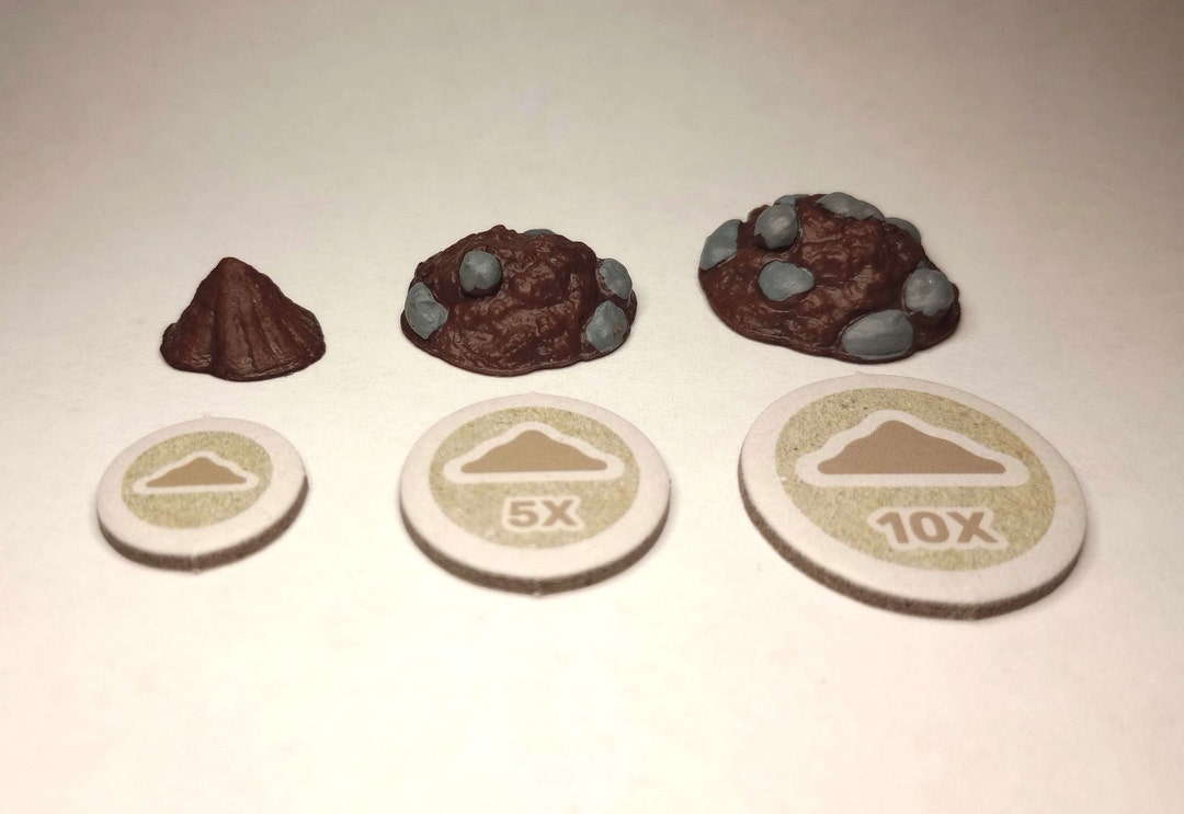 Earth Soil Tokens - Etsy