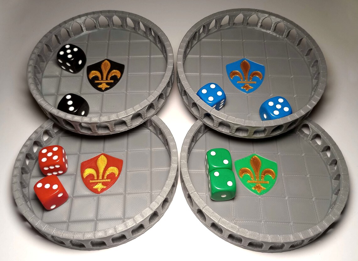 Castles of Burgundy Dice Trays - Etsy