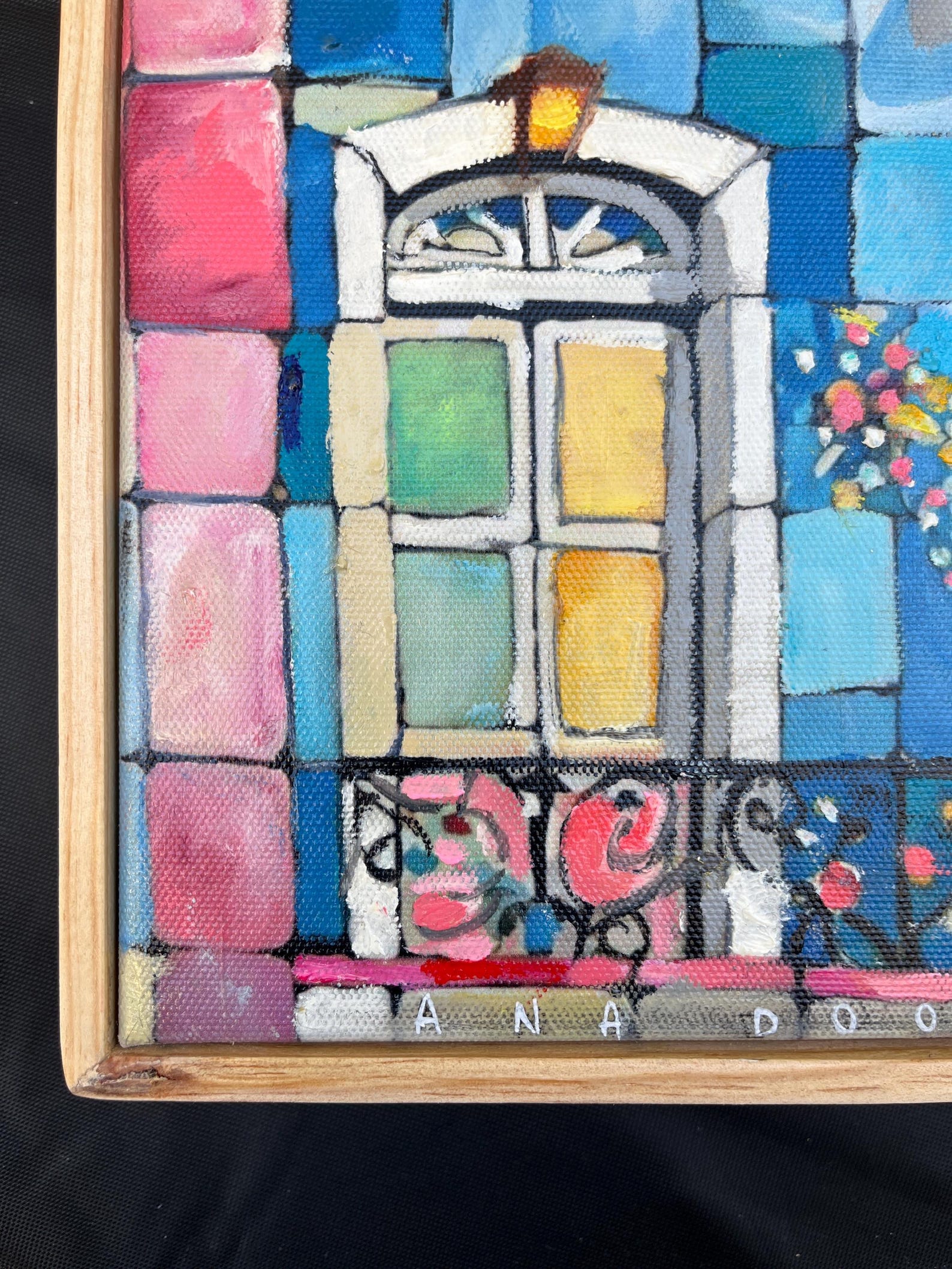 Window Original Oil Painting on Canvas 12”x16” (30x40cm) Portuguese ...