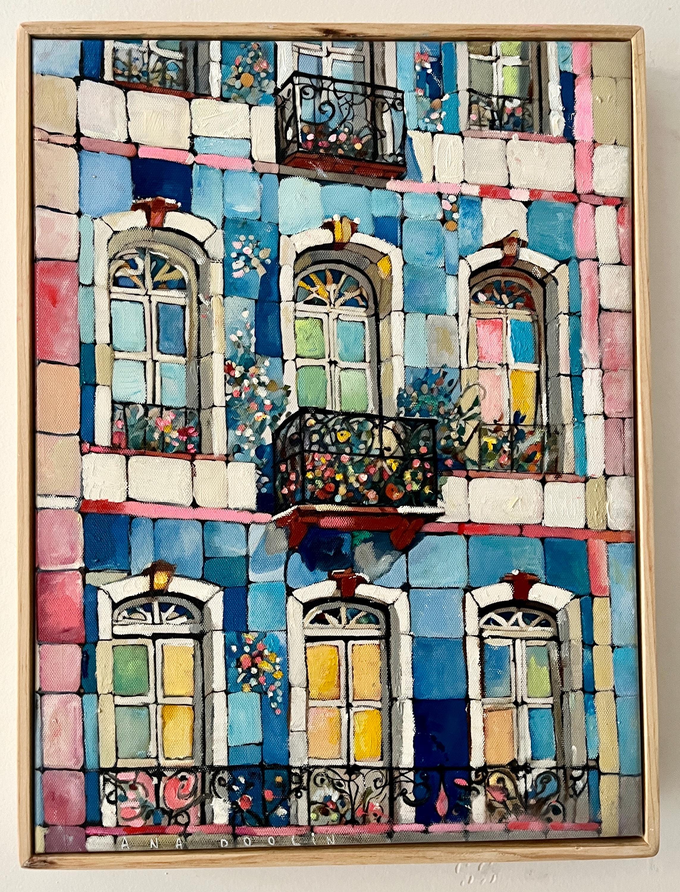 Window Original Oil Painting on Canvas 12”x16” (30x40cm) Portuguese ...