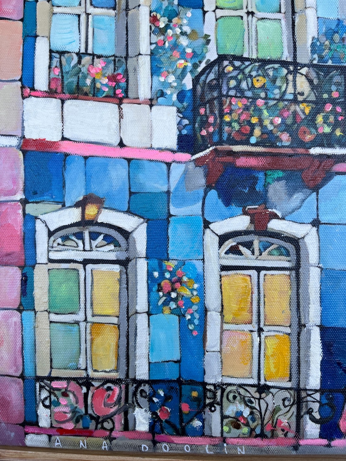 Window Original Oil Painting on Canvas 12”x16” (30x40cm) Portuguese ...