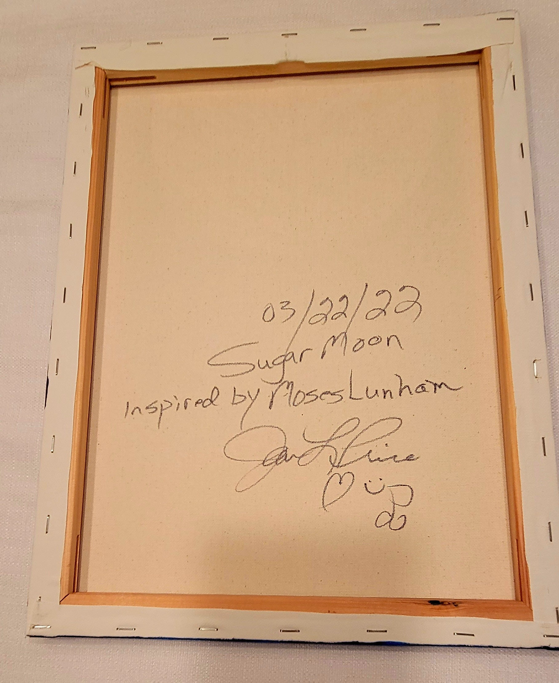 Acrylic Indigenous super Moon Art - Etsy