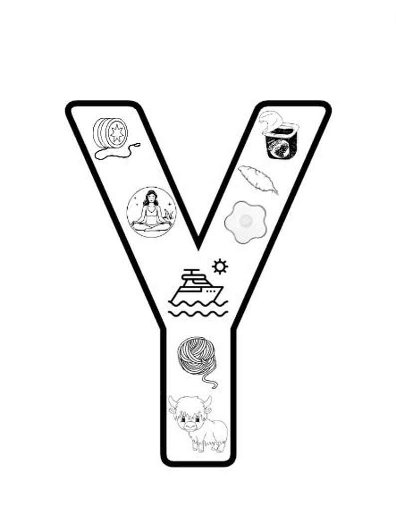 Alphabet Letters Coloring Pages. ABC Printable Alphabet Picture Letters ...
