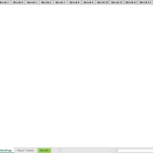 Excel Bowling League Tracker - 16 Players for 24 Weeks - Automatic ...