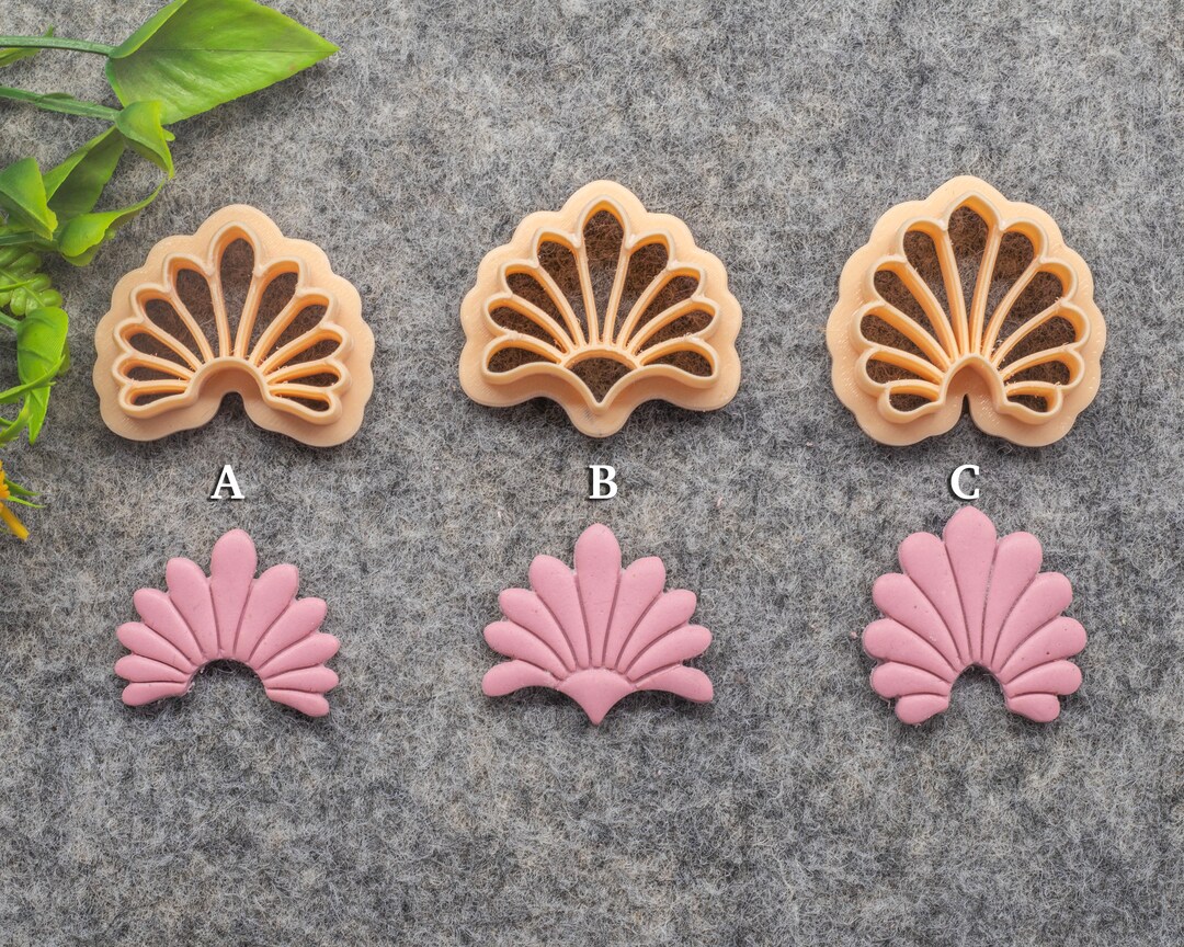 Art Deco Scallop Clay Cutter: Polymer Clay Earring Tool #618 - Etsy