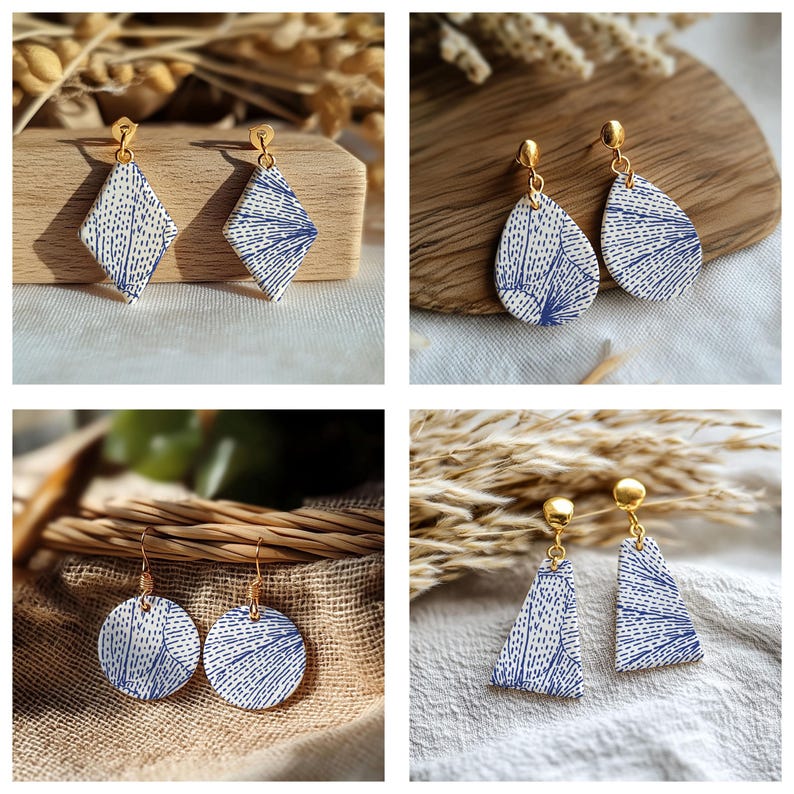 Abstract Floral Burst & Line Texture Silkscreen for Polymer Clay ...