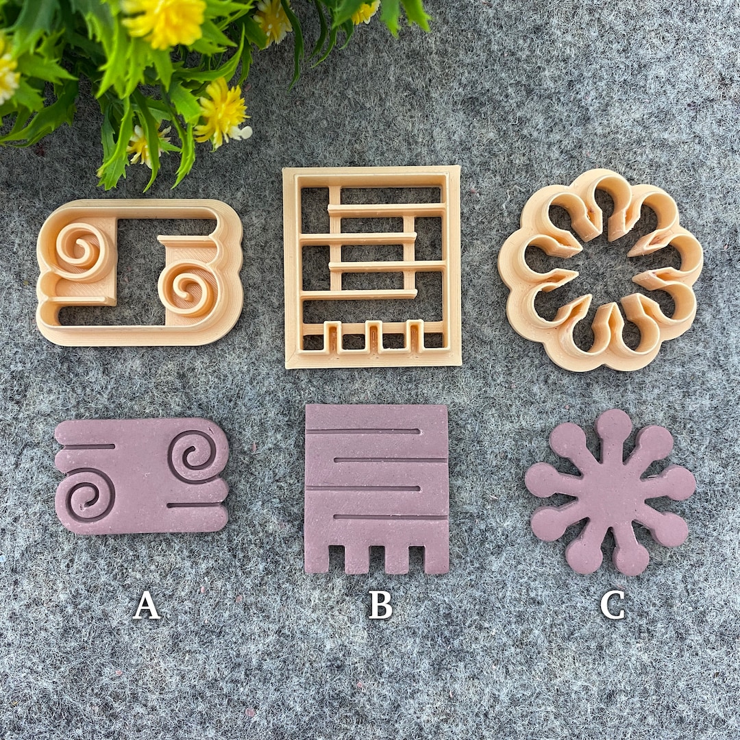 Adinkra Symbol Clay Cutters: African Tribal Earring Making 687-set-3 - Etsy