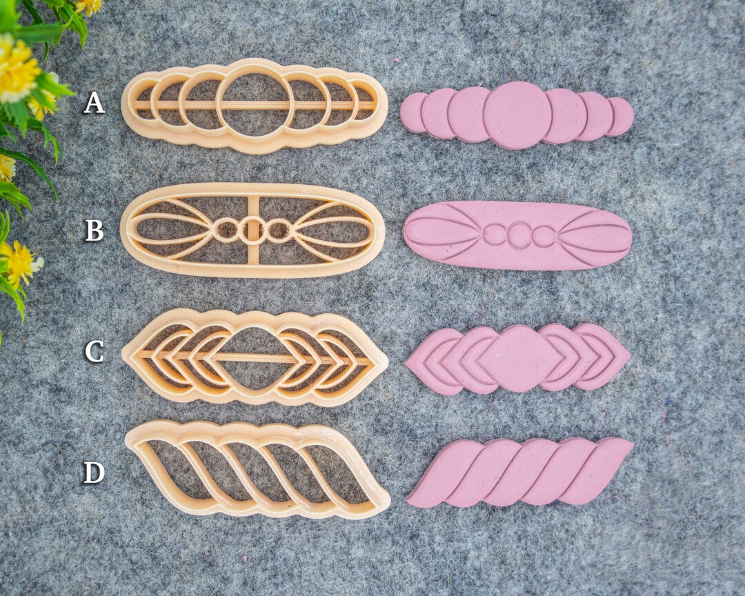 Barrette Clay Cutters, Hair Clip Cutter, Hair Barrette Cutters for Clay ...