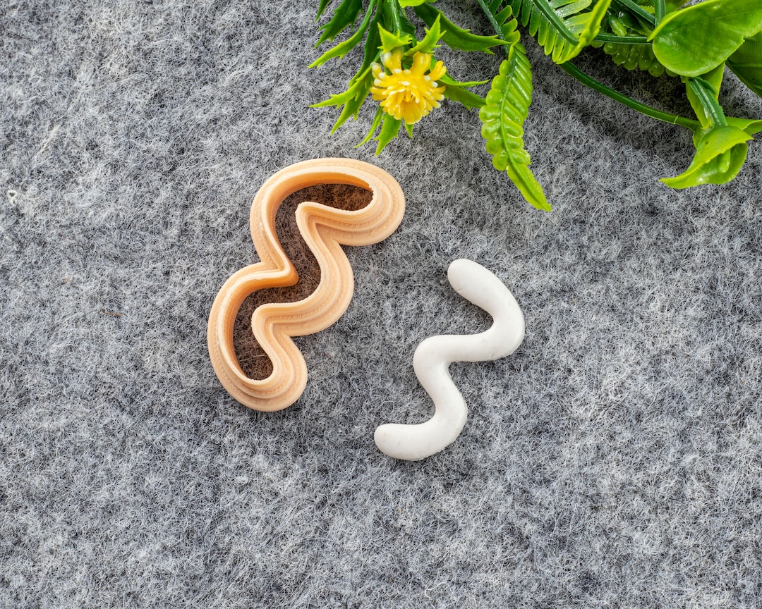 Wiggle Polymer Clay Cutter: 3D Printed Earring Tool - Etsy