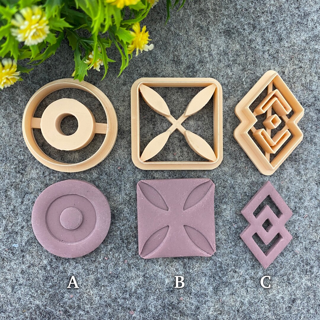 Adinkra Symbol Clay Cutters: African Tribal Earring Making 687-set-4 - Etsy