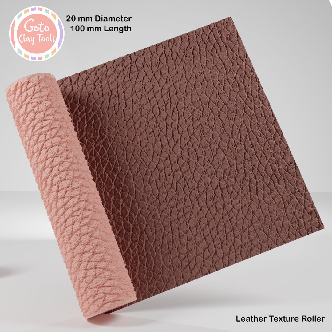 Leather Texture Roller, Polymer Clay Texture Roller, Resin Hand Roller ...