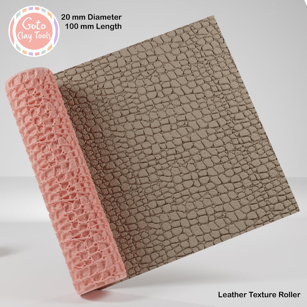 Leather Texture Roller, Polymer Clay Texture Roller, Resin Hand Roller ...