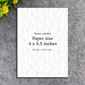 Water Soluble Transfer Paper for Polymer Clay, Colorful Abstract ...