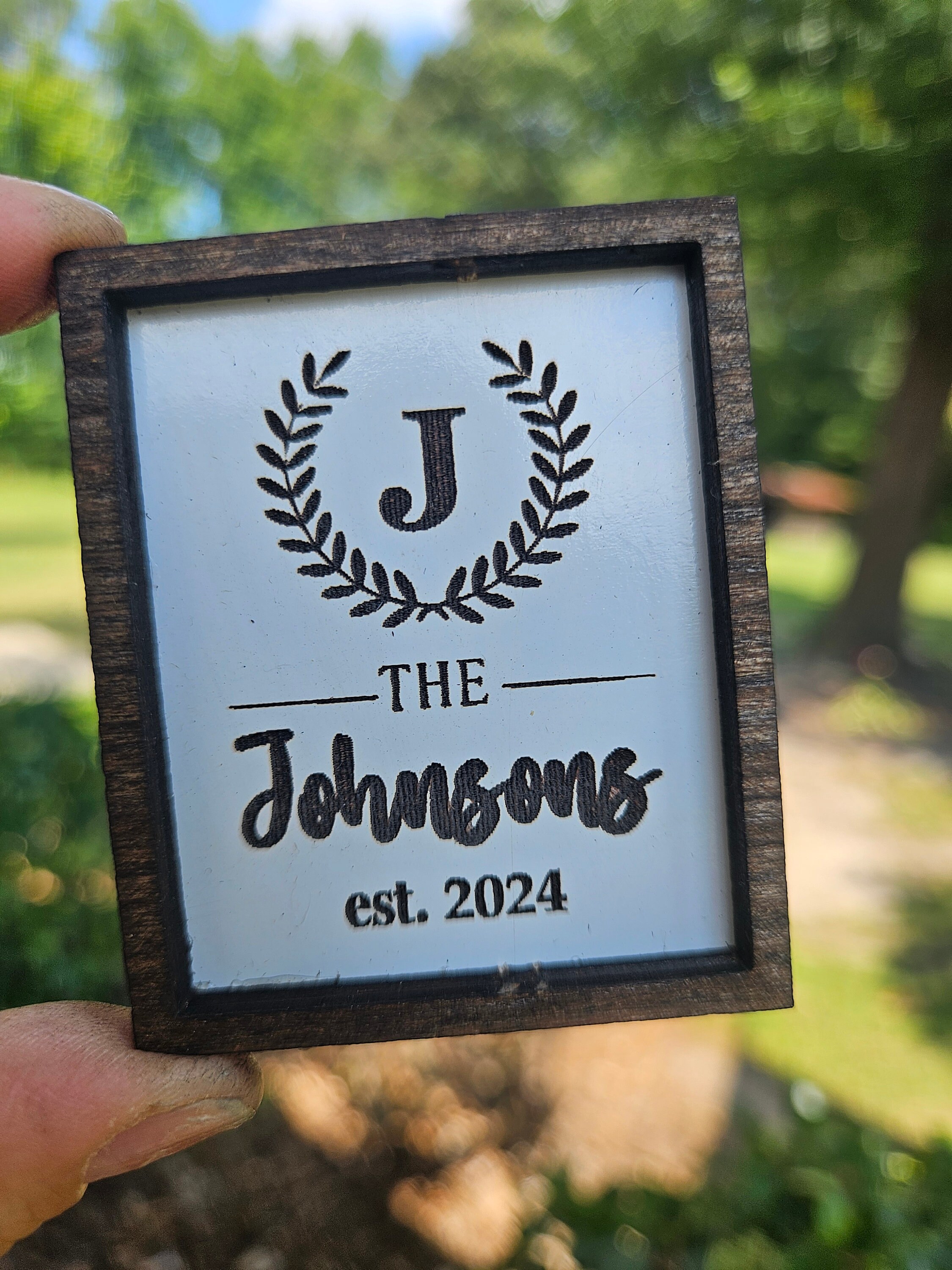 Personalized Miniature Farmhouse Home Decor/sign Magnet 3 Different ...