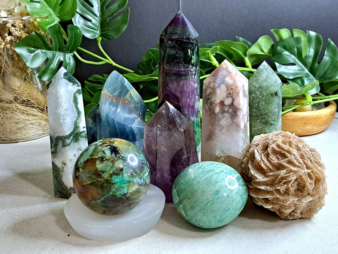 10 Pcs Collectors Crystals Set / Crystals Bundle / Crystals Value Set ...