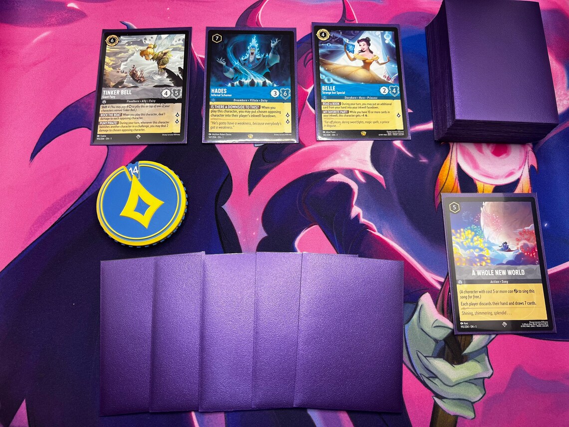 Lorcana Lore Counter 3D Printed in 6 Mesmerizing Ink Colors - Etsy Canada