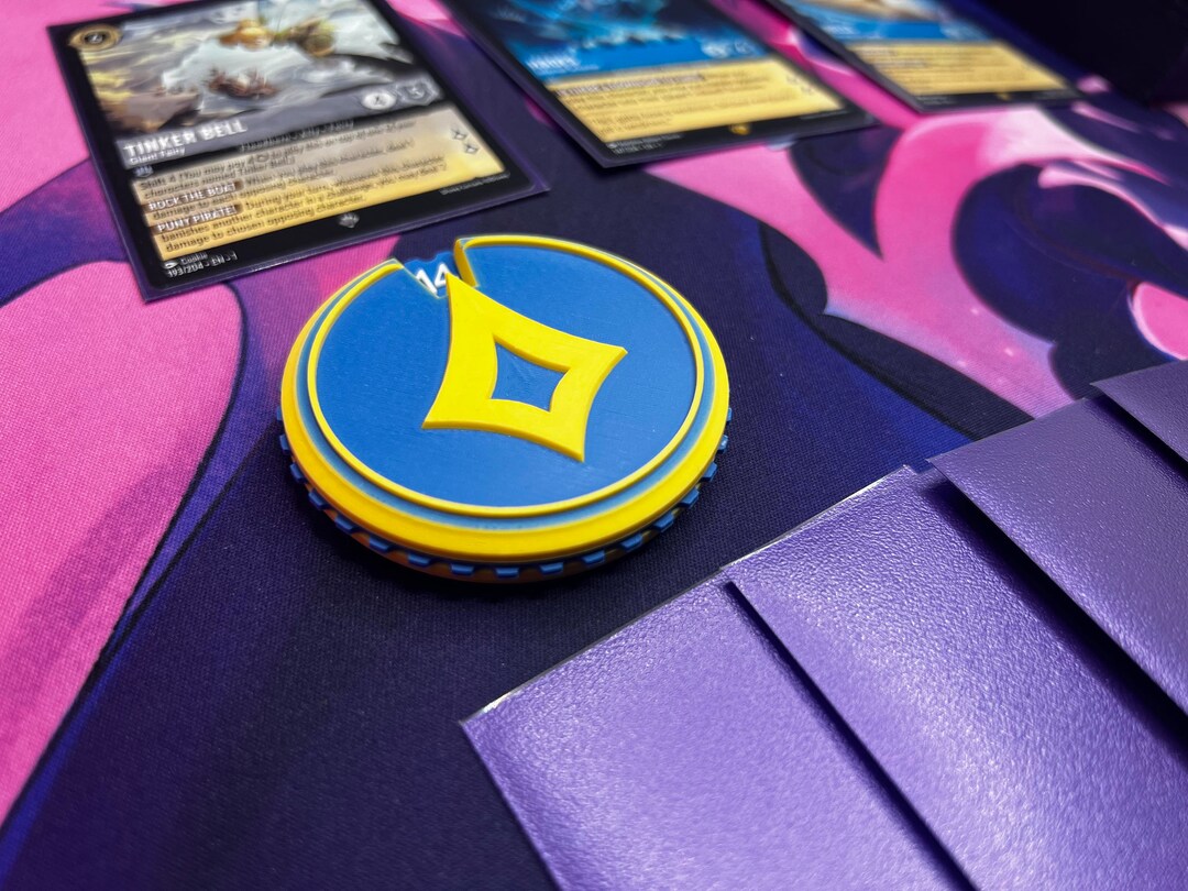 Lorcana Lore Counter 3D Printed in 6 Mesmerizing Ink Colors - Etsy Canada