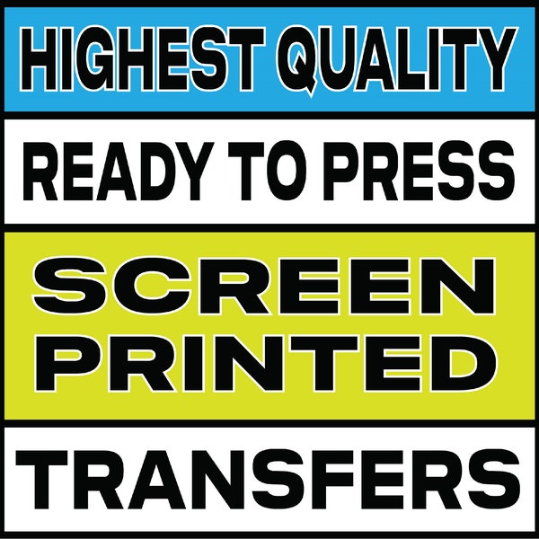 Screen Print Transfers - Etsy