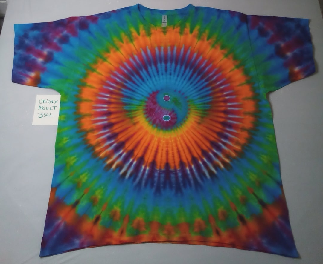 Adult 3X Ying Yang Tie Dye - Etsy