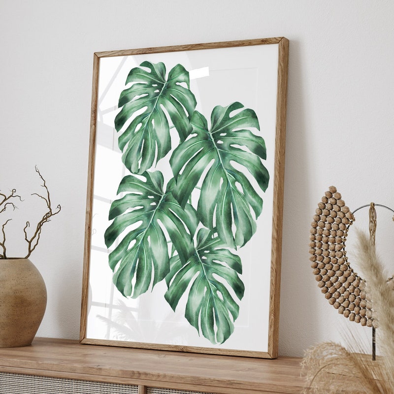 Monstera Print - Etsy