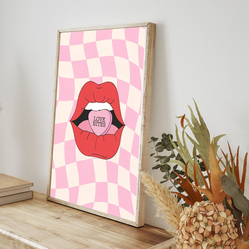 Lip Print - Etsy