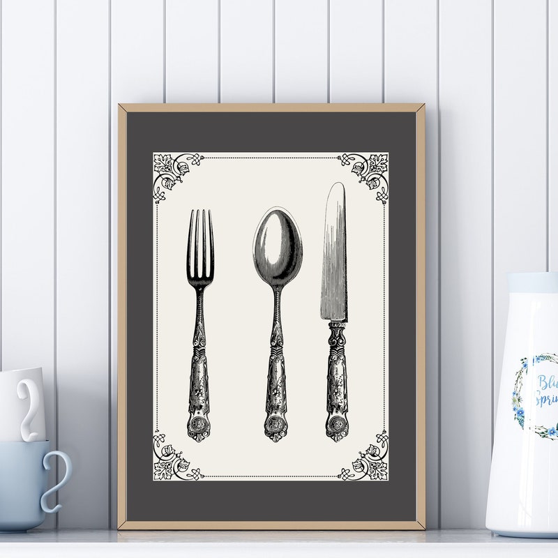 Spoon Print - Etsy