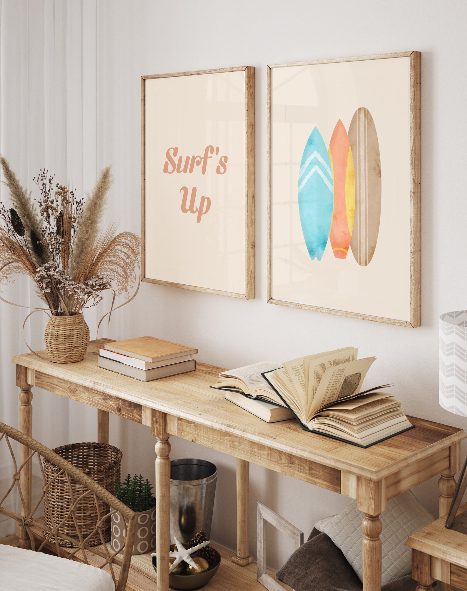Surf's Up, Surf's up Wall Art, Surfboard Wall Art, Digital Download ...