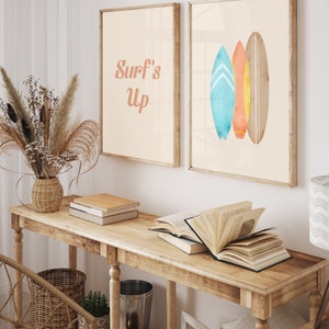 Surf's Up, Surf's up Wall Art, Surfboard Wall Art, Digital Download ...