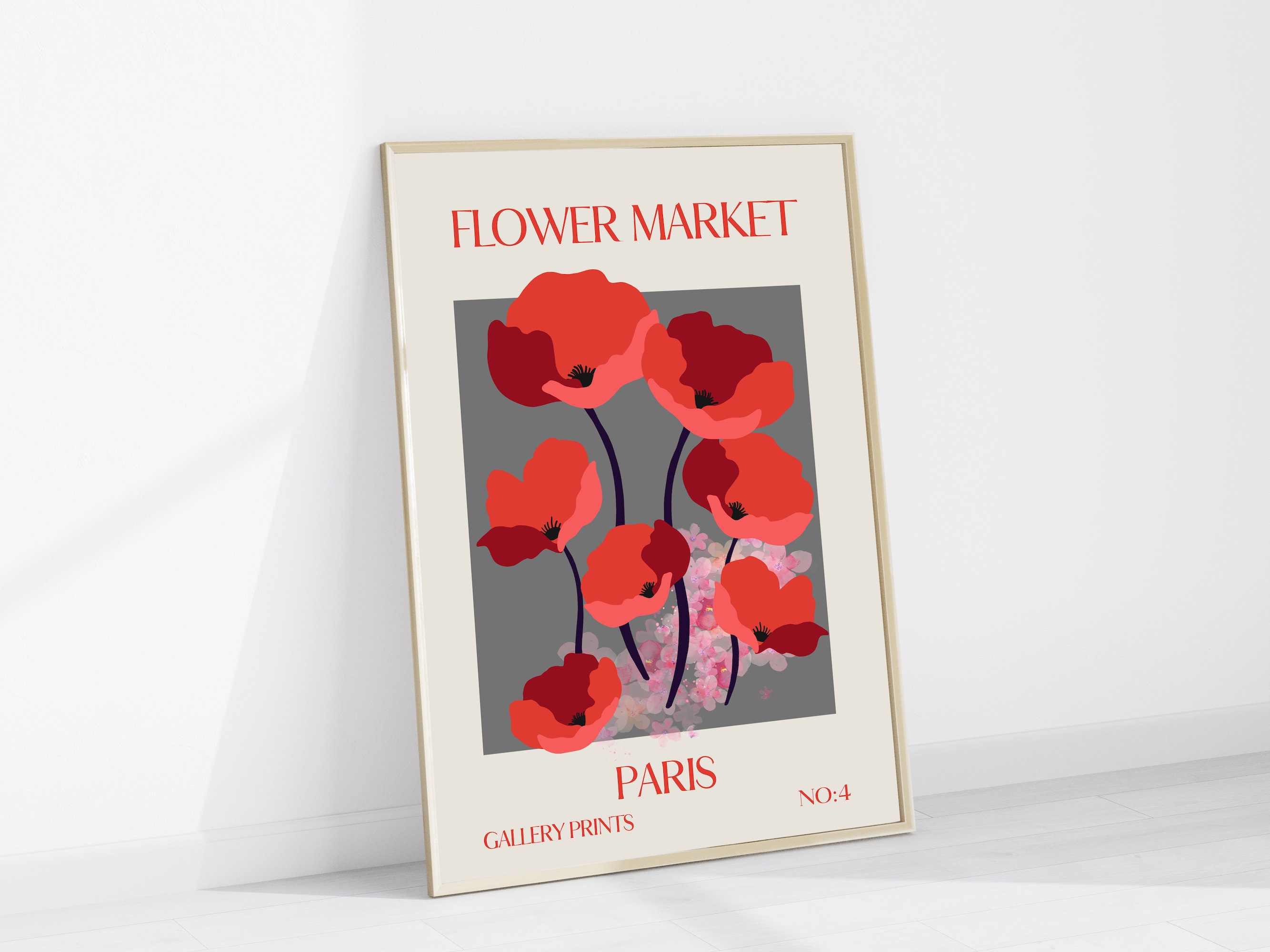 Flower Market Prints Flower Market Set of Three Prints - Etsy