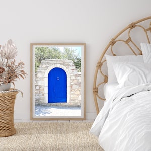 Blue Doors Gallery Wall Set, Mediterranean Doors Set of Four Prints ...