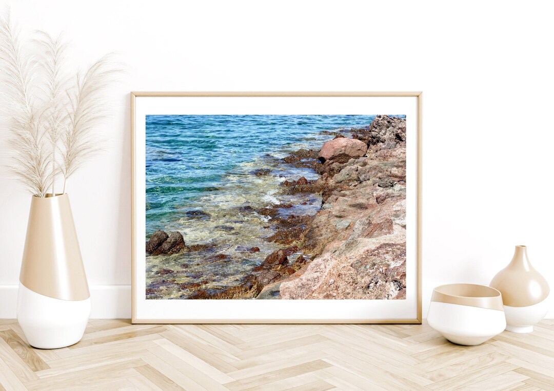 Sea Rocks Photography, Digital Download, Coastal Wall Art, Sea, Ocean ...