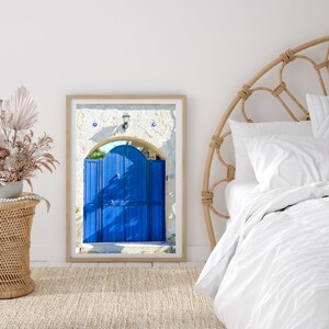 Blue Doors Gallery Wall Set, Mediterranean Doors Set of Four Prints ...