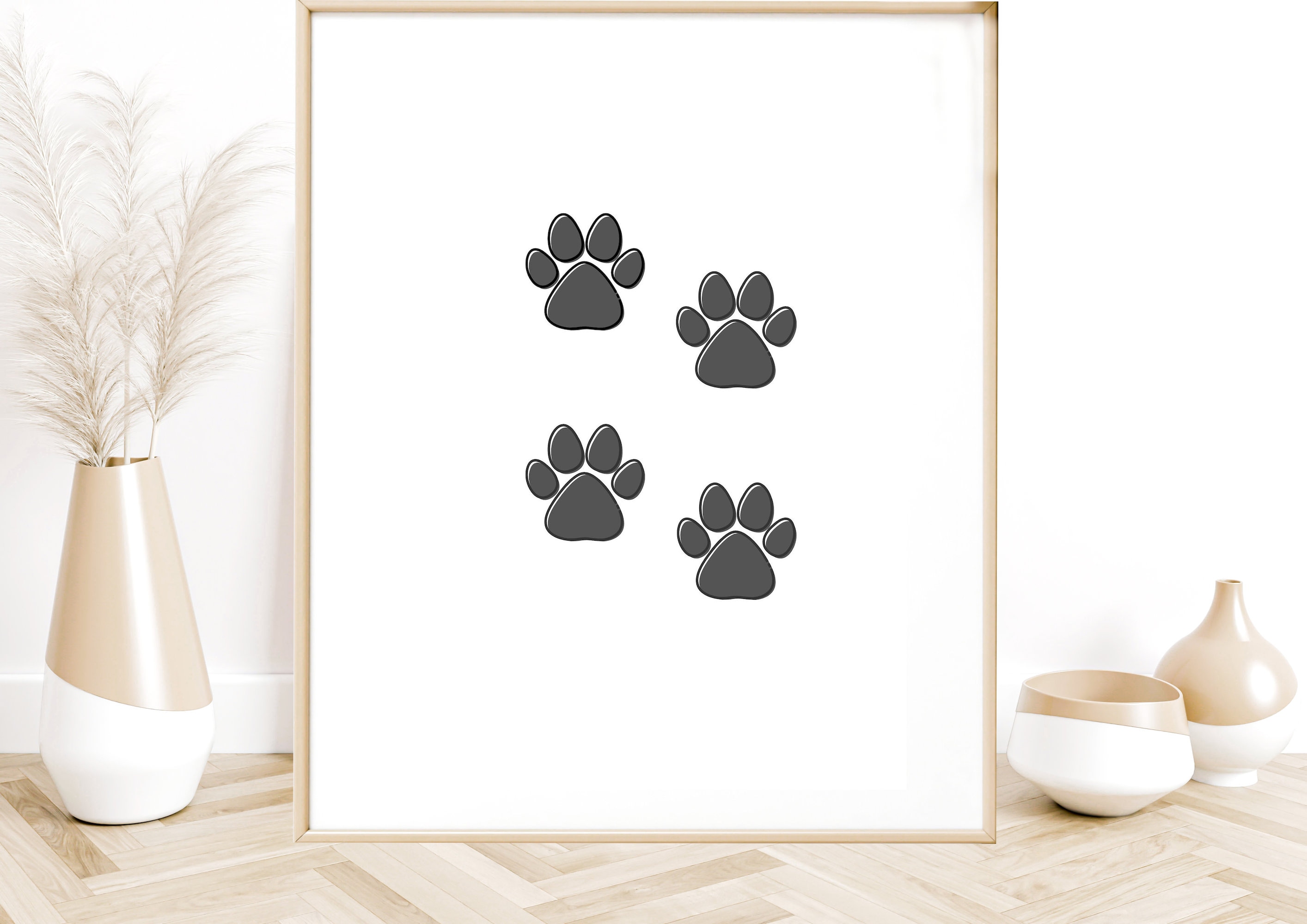 My Best Friend Has Four Paws, Dog Quotes, Digital Download, Dog Lovers ...